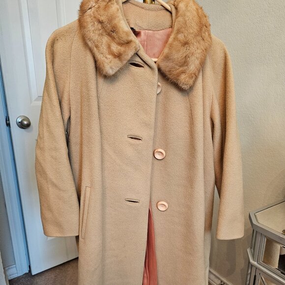 Lou green | Jackets & Coats | Vintage Lou Green Wool Fur Coat | Poshmark